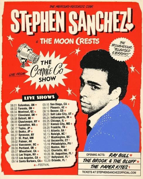 Stephen Sanchez Announces North American Tour Dates — Here's How To Get ...