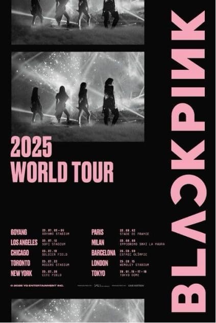 BLACKPINK Reveal 2025 Tour with Los Angeles Concert at SoFi Stadium - Grimy Goods - A Los ...